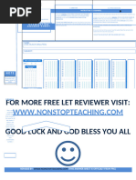 Sample Let Answer Sheet | PDF | Test (Assessment)