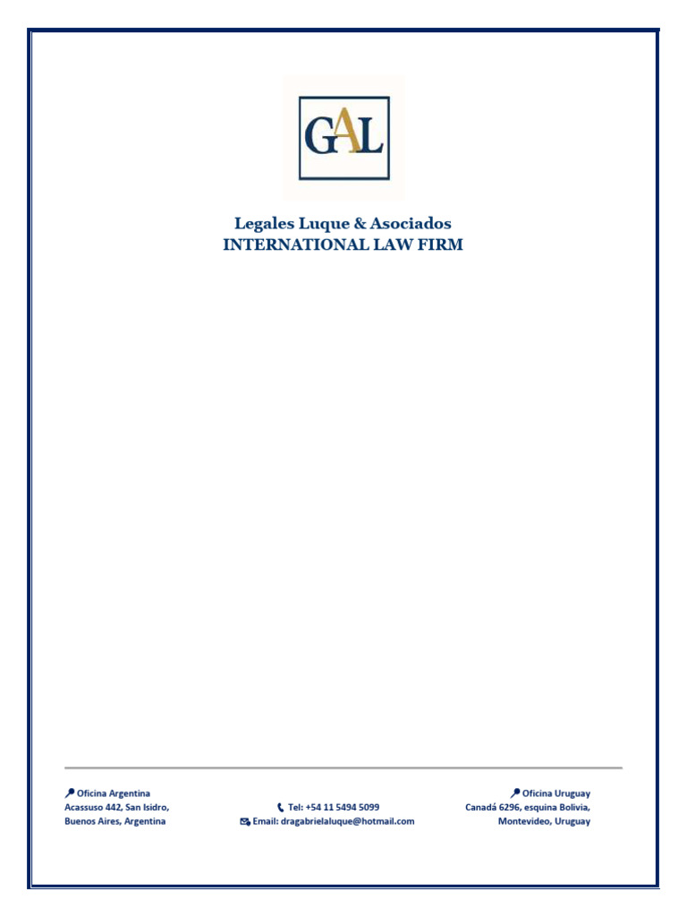 Membrete Internacional | PDF