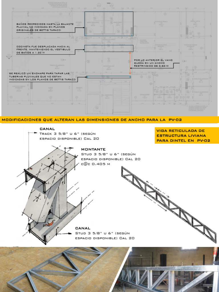 BDO Viga Reticulada - RFI #CONST-59 - N+100 PV02 (Dimensiones y ...