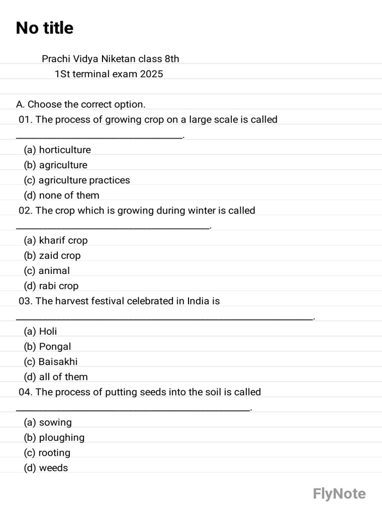 Class 8th Science Question PDF | PDF