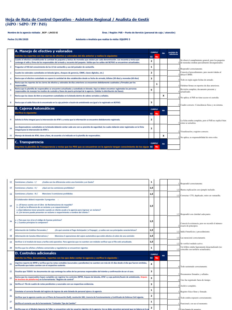 Hoja de Ruta Ci - Dca - Jpo - Spo - PP | PDF