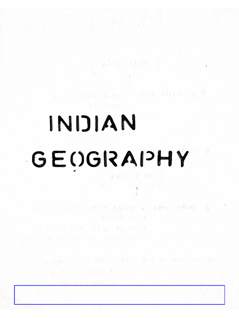 Free Indian Geography Notes & Tests | PDF