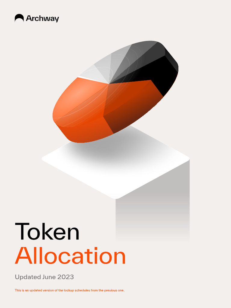 Archway Token Allocation | PDF | Inflation | Economies