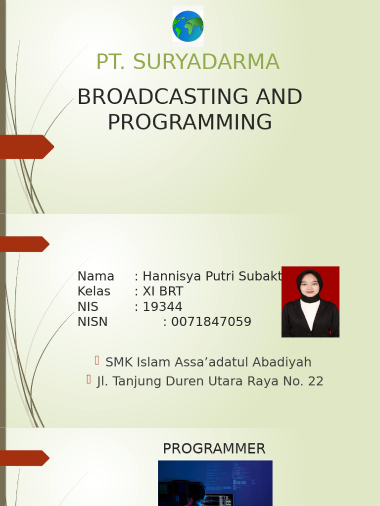 Ujian MS POWER POINT - Hannisya Putri Subakti - XI BRT | PDF