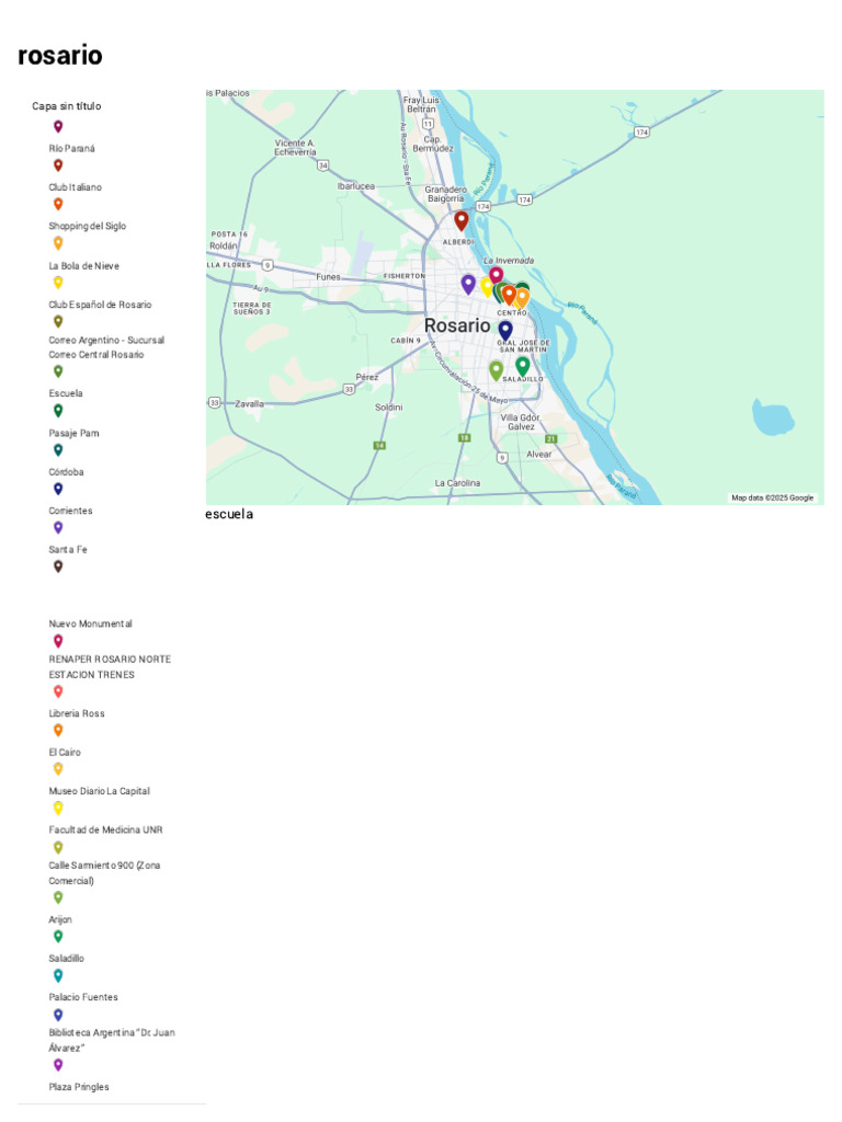 Mapa Rosario | PDF