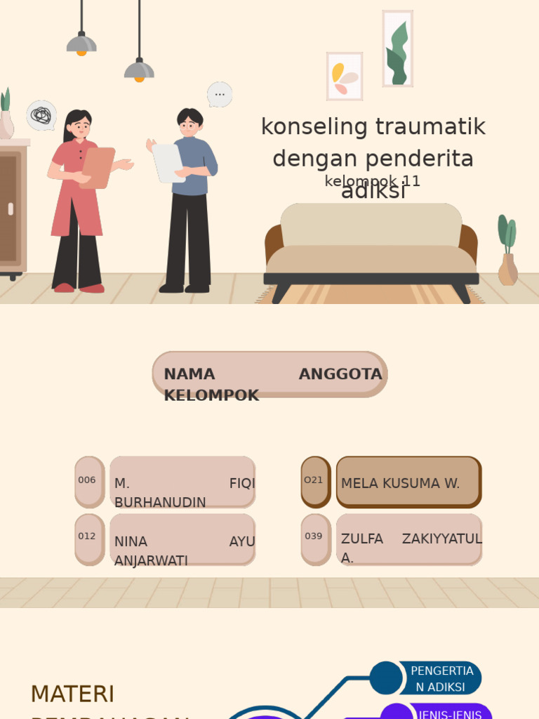 Konseling Adiksi dan Trauma Psikologis | PDF