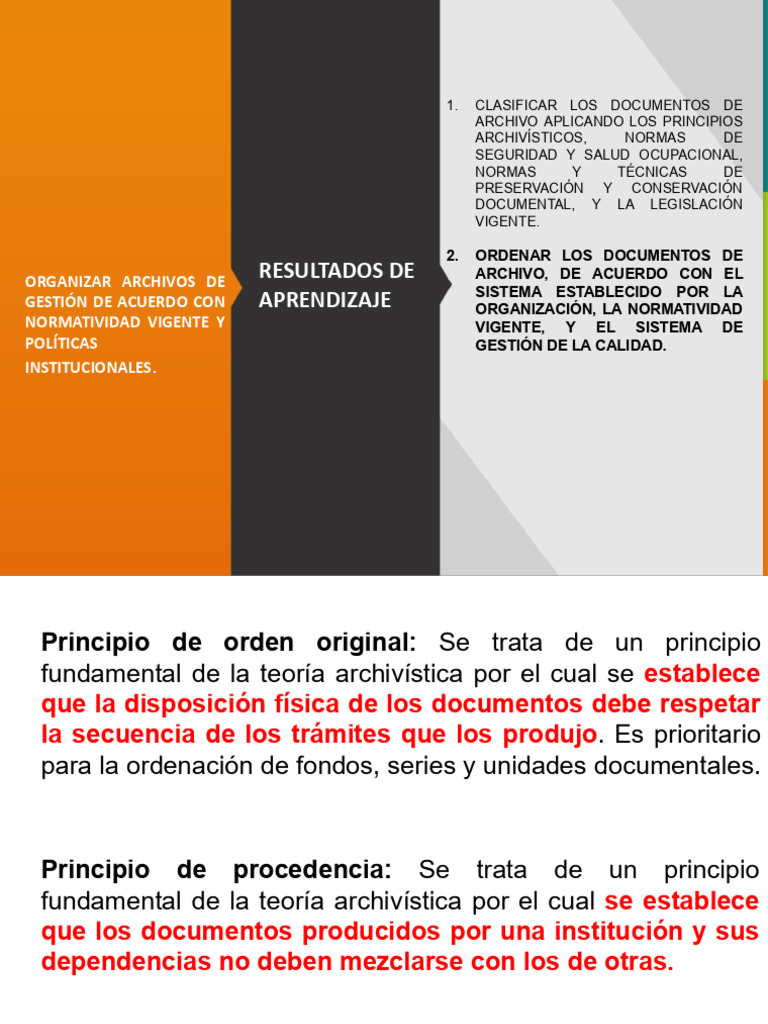 Organización y Clasificación de Archivos | PDF