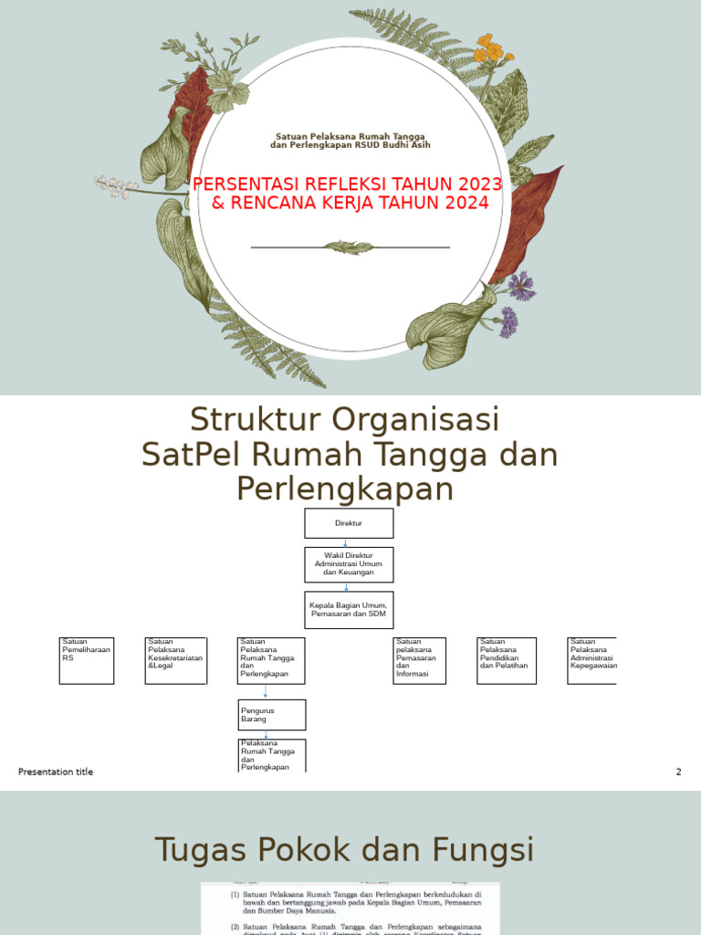 Persentasi Refleksi Tahun 2023 Rtp | PDF