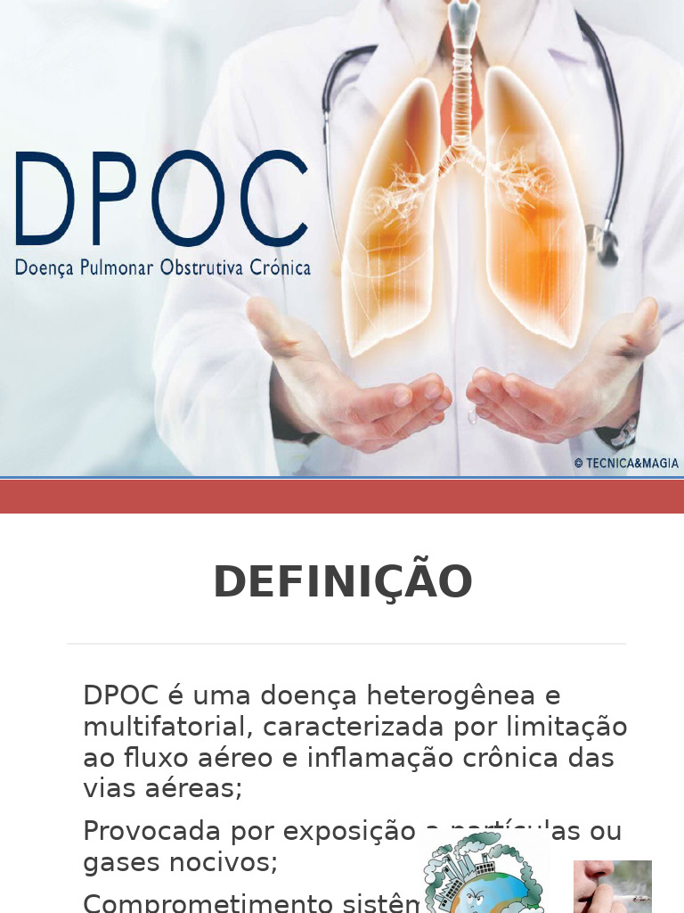 Entenda a Doença Pulmonar Obstrutiva Crônica | PDF | Doença de ...