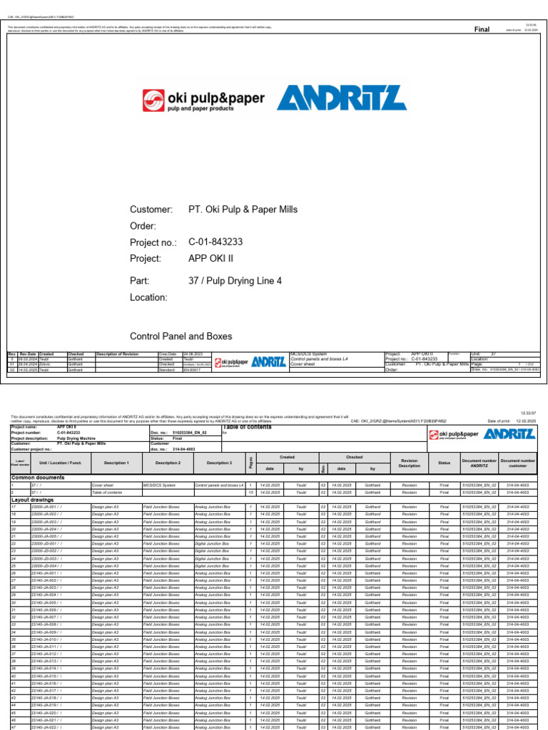 L4 MCS Panel & Boxes - Circuit Diagrams - 314-04-4003 - 510253384 - 2 ...