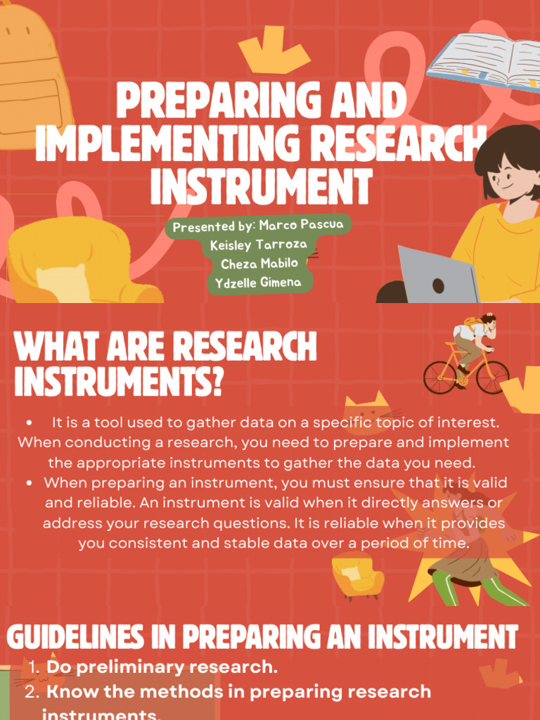 Research Instruments: Preparation Guide | PDF