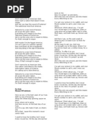 SB19 Lyrics Compilation | PDF