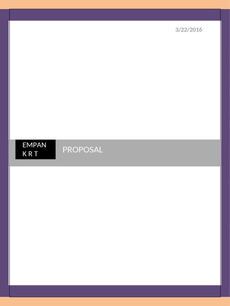 Proposal Balap Motor | PDF