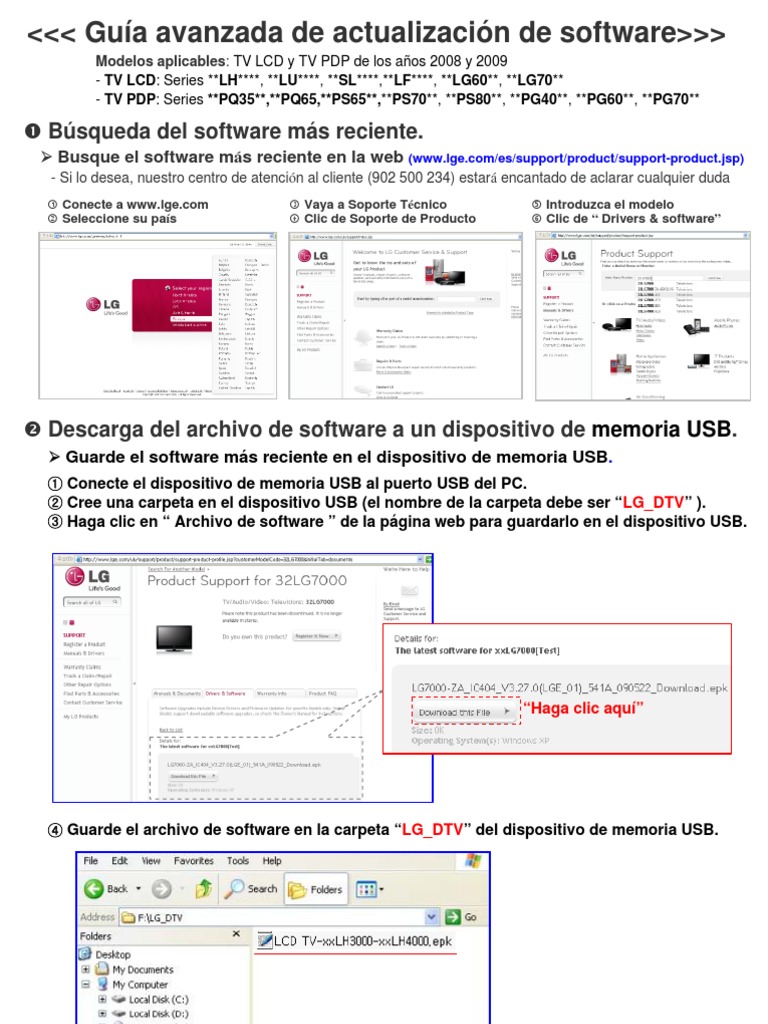 Software Upgrade Guide-ES1 | PDF | USB | Memoria USB