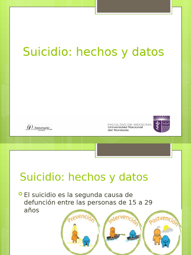 Suicidio Hechos y Datos | PDF | Suicidio