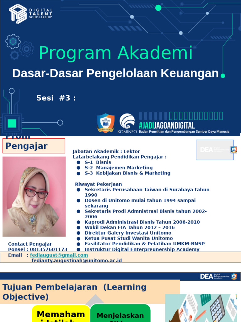 Modul 3 Dasar - Dasar Pengelollaan Keuangan NEW | PDF