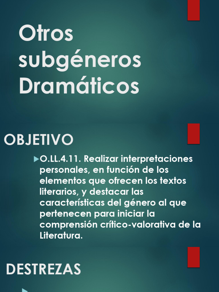 Otros Subgéneros Dramáticos | PDF | La Traviata
