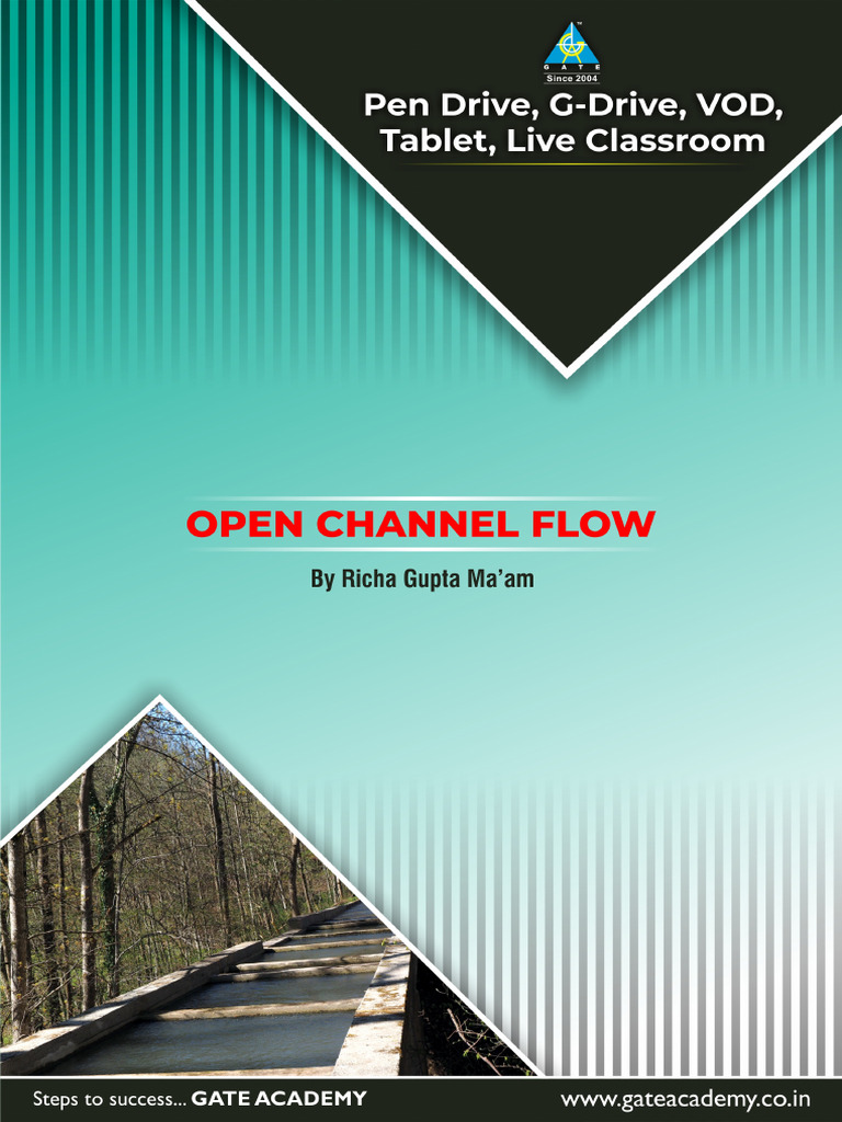 Open Channel Flow Workbook | PDF | Physical Phenomena | Applied And Interdisciplinary Physics