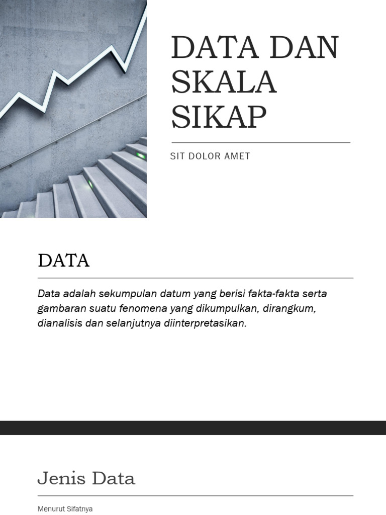Jenis Data dan Skala Pengukuran Sikap | PDF