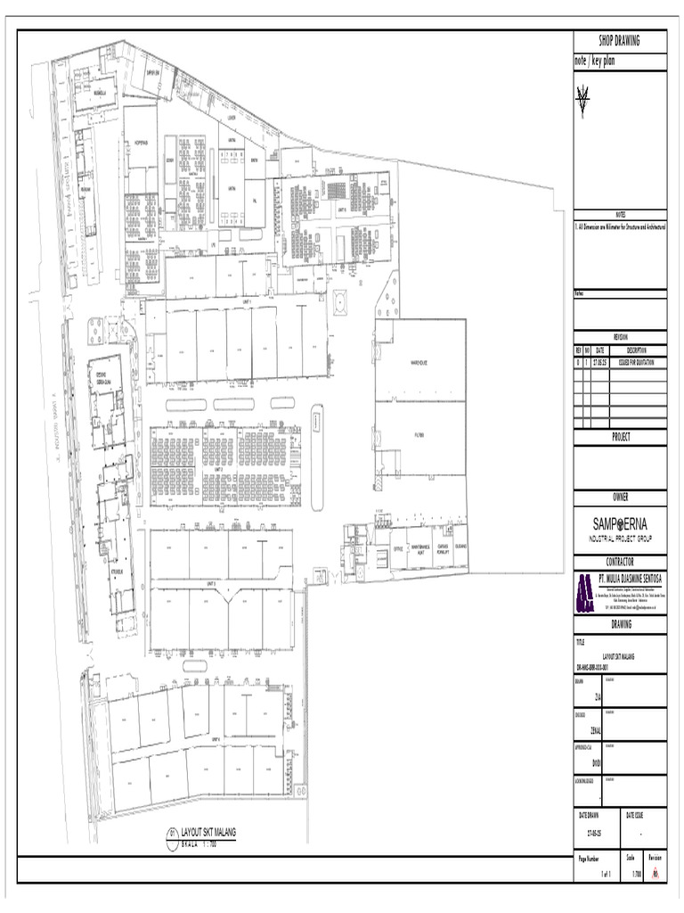 01.Drw Hms Mds III 2025 Layout Skt Malang a3 | PDF | Technical Drawing | Drawing