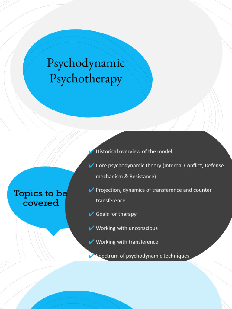 Overview of Psychodynamic Therapy | PDF | Psychotherapy | Psychoanalysis