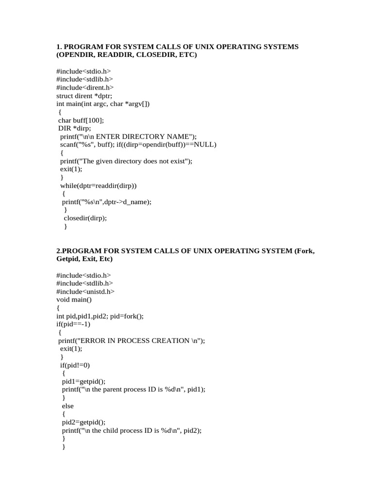 Implementation of IO System Call in Linux | PDF