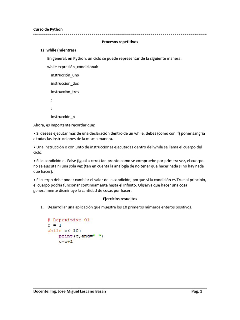 Curso De Python Sesion 03 Ok Pdf Python Lenguaje De 3173