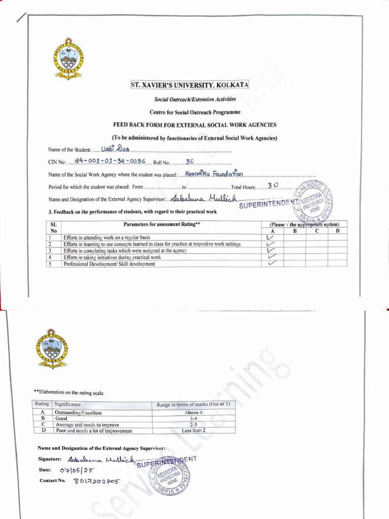 CSOP Feedbackform | PDF