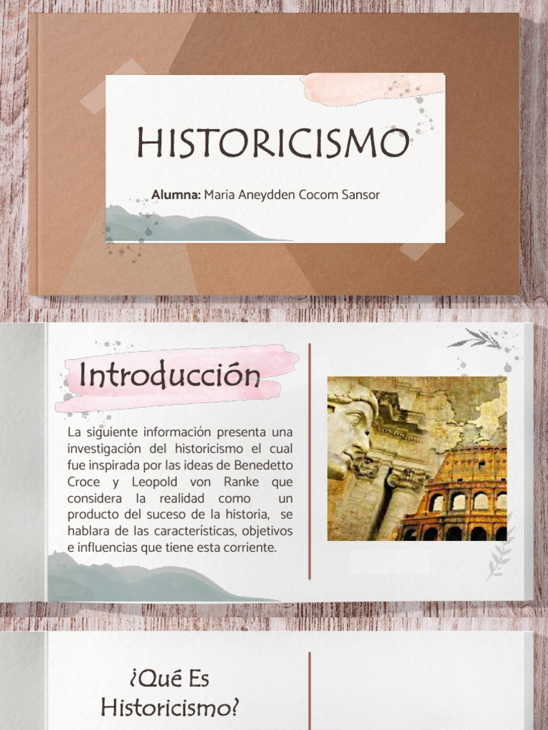 Historicismo: Definición y Características | PDF | Realismo filosófico ...