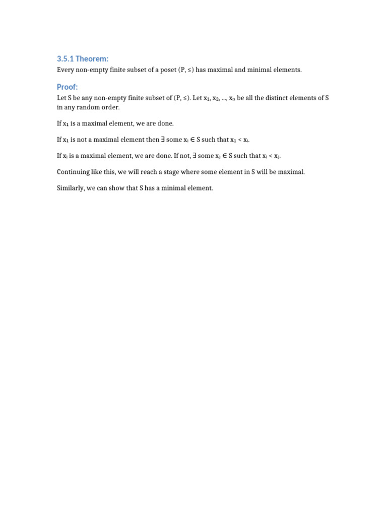 Theorem 3 5 1 Proof | PDF
