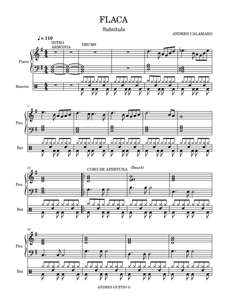 Flaca Transcripcion Final Marlon Andres Guetio | PDF