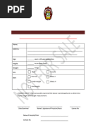 Pnpa Bmi Form | PDF
