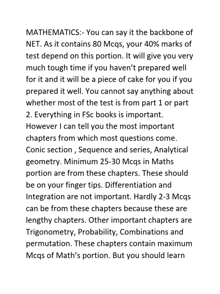 All Subjetct Refrences in Nust | PDF | Mathematics | Multiple Choice