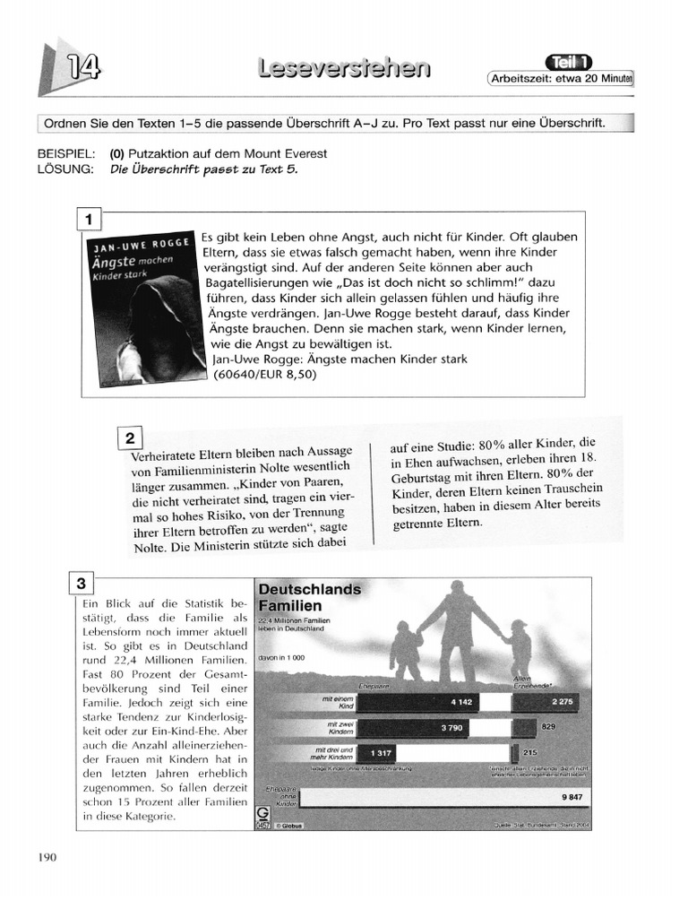 B1 Telc LESEN 14 - 15 | PDF