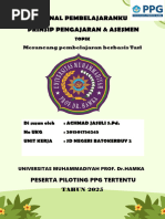 Contoh Modul Ajar Model Problem Based Learning (PBL) | PDF