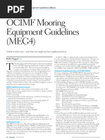 OCIMF & Mooring Equipment Guidelines (MEG) | PDF | Technology & Engineering