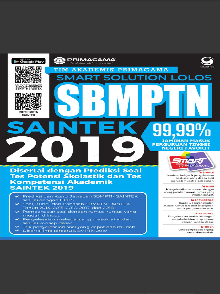 (Bukune) Smart Solution SBMPTN SAINTEK 2019 | PDF