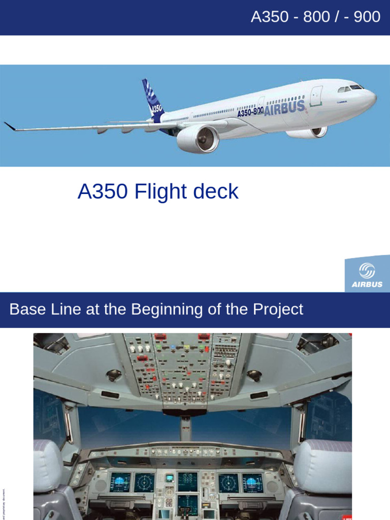 A350 Flight Deck | PDF | Cockpit | Aerospace