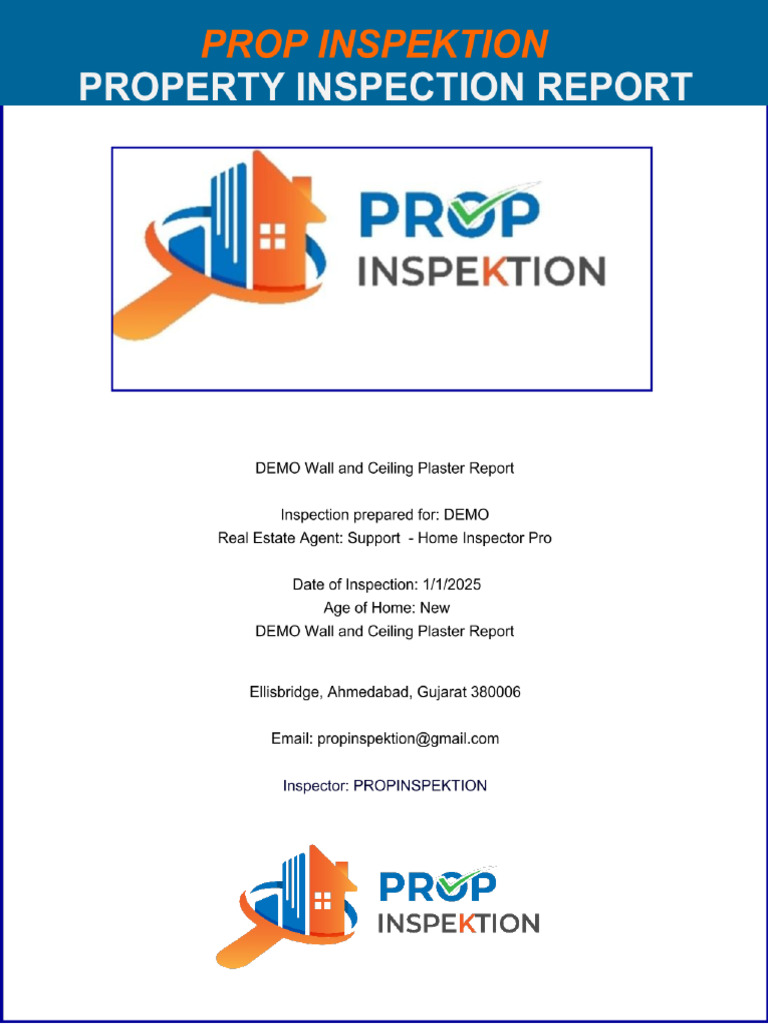 DEMO Wall and Ceiling Plaster Report | PDF | Damages | Legal Liability