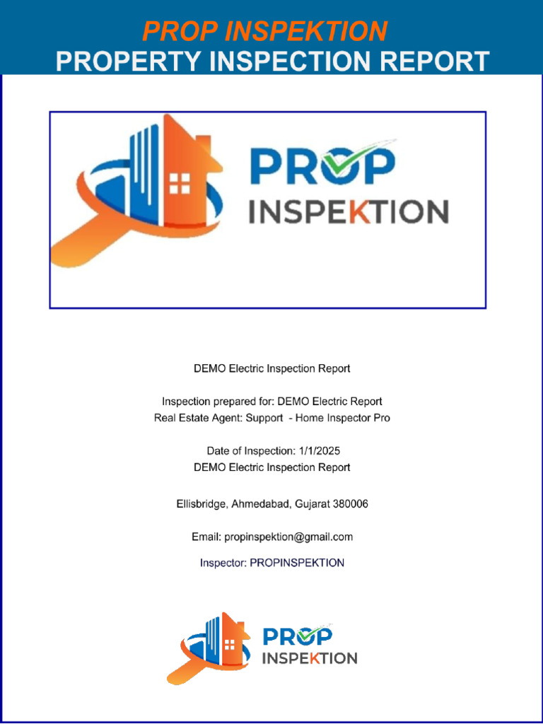 DEMO Electric Inspection Report | PDF | Damages | Legal Liability
