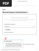 RH124 - RED HAT - System Administration 1 | PDF | Red Hat | Linux