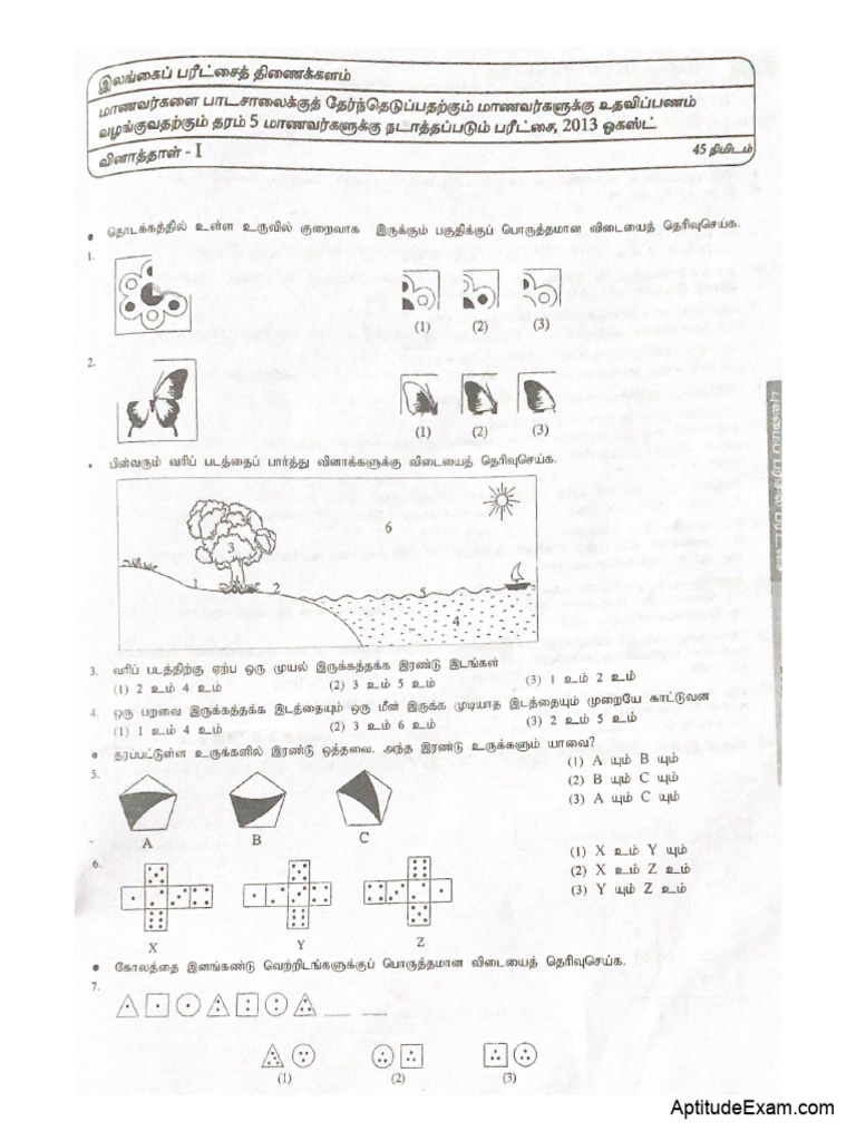 Grade 5 2013 PastPaper - Watermark | PDF
