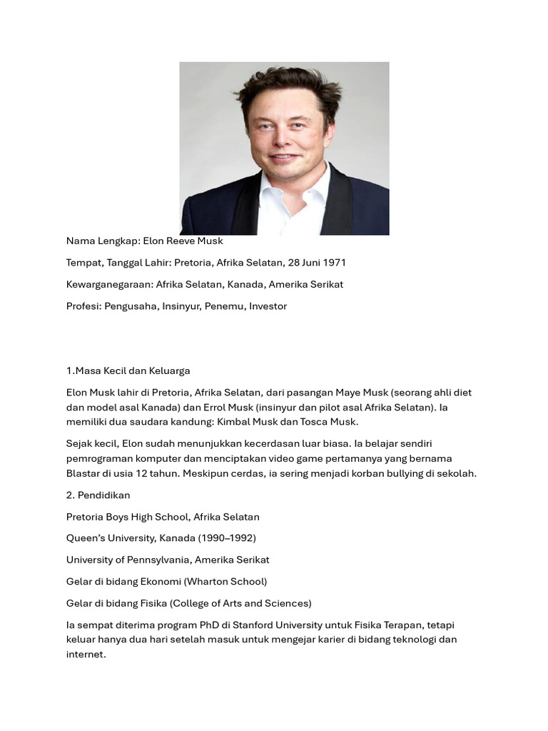 Elon Musk | PDF