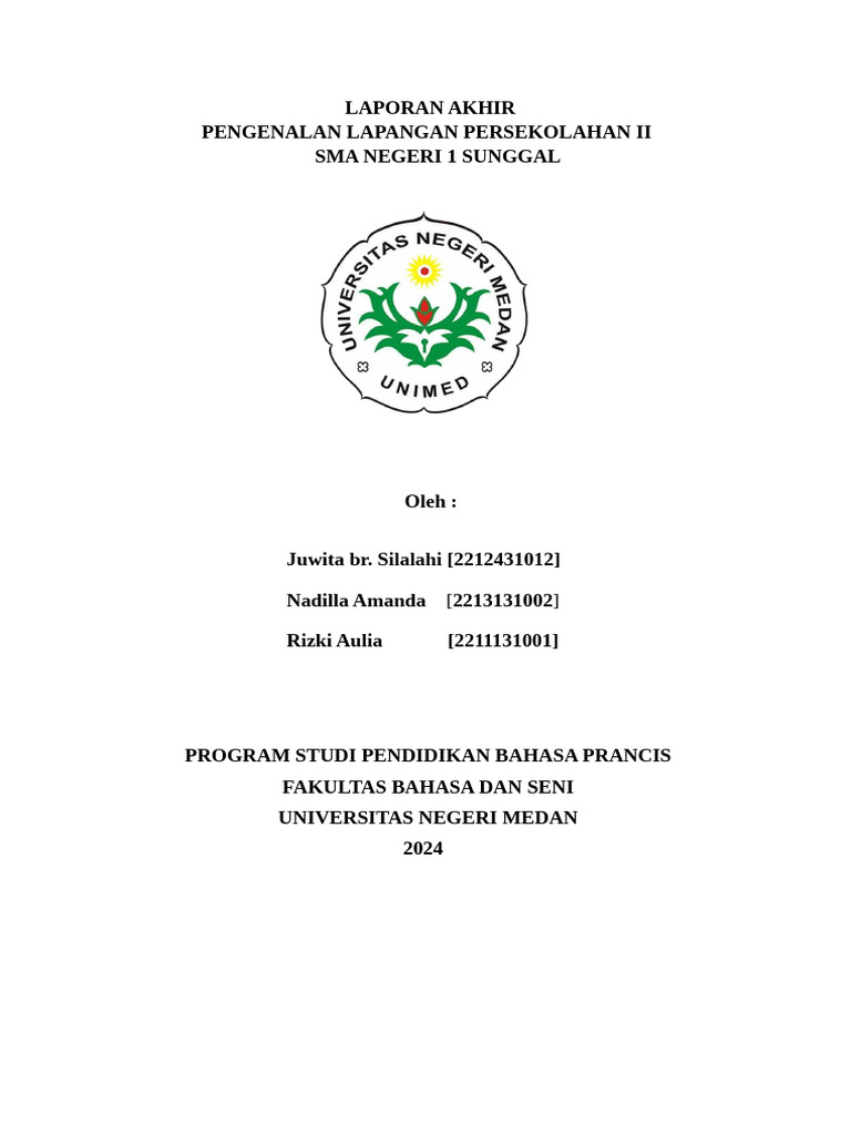 Laporan Akhir PLP 2 | PDF