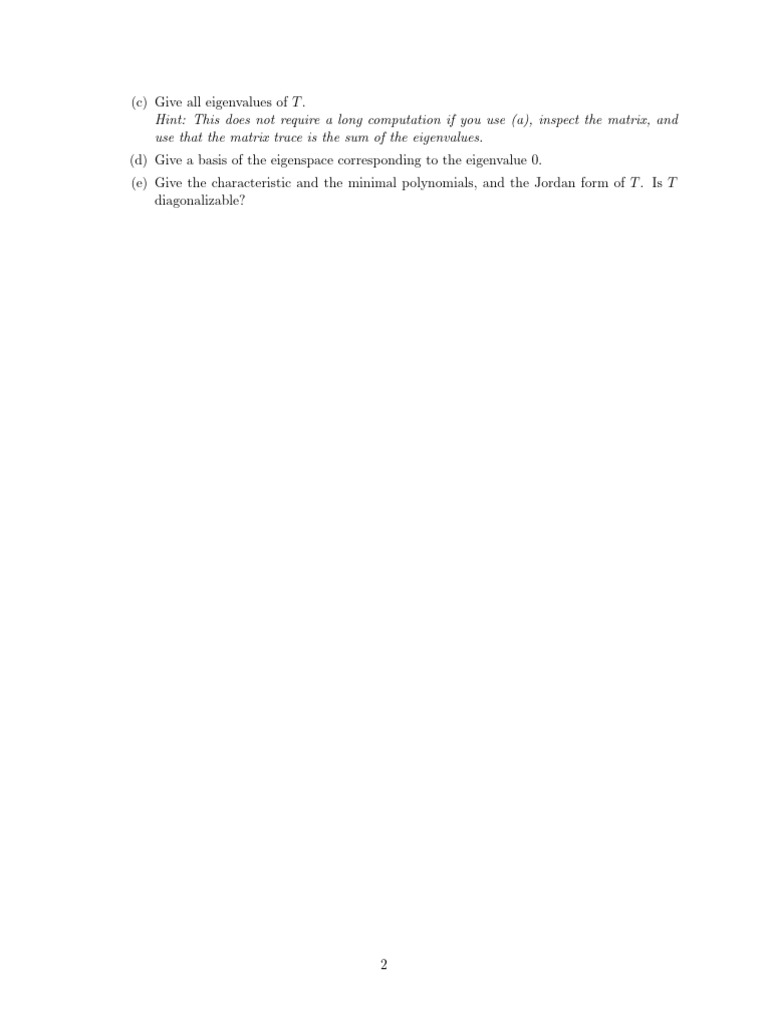 Math Written Exams Fall 2007 - Fall 2023 - Part152 | PDF