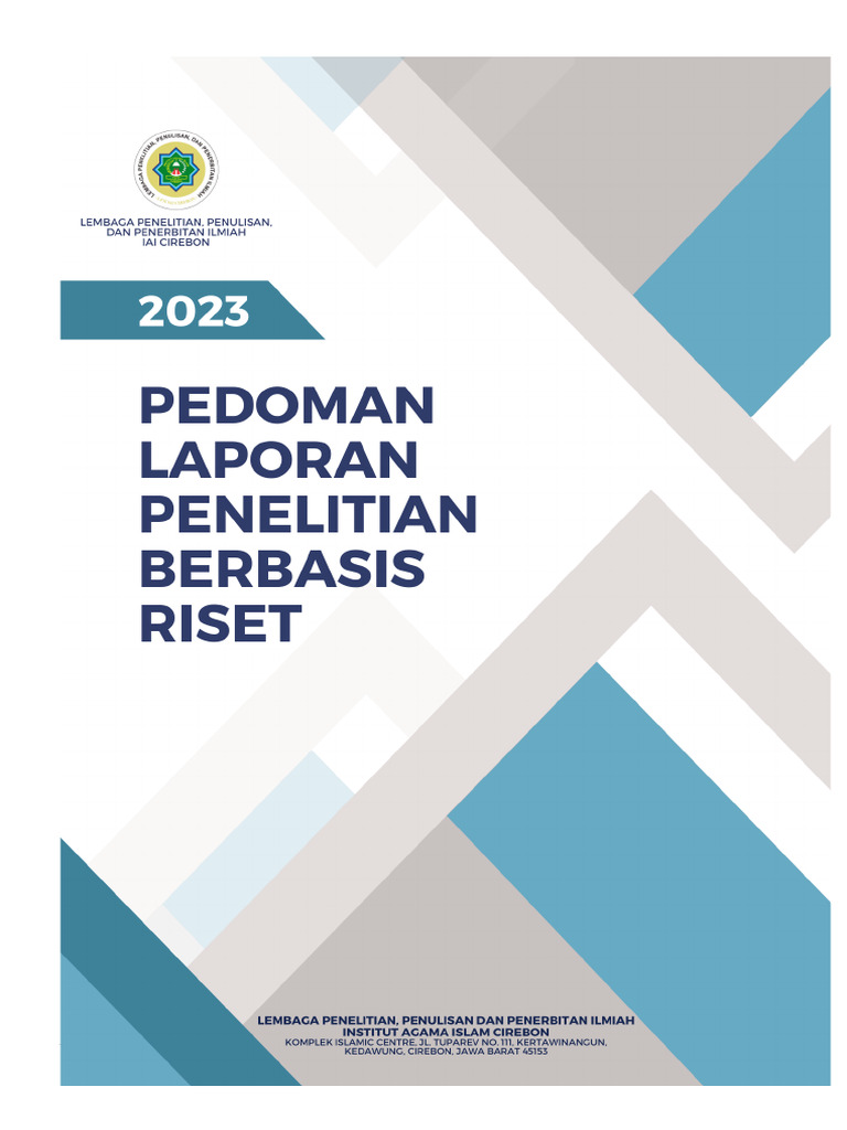 Pedoman Penulisan Laporan Berbasis Riset | PDF
