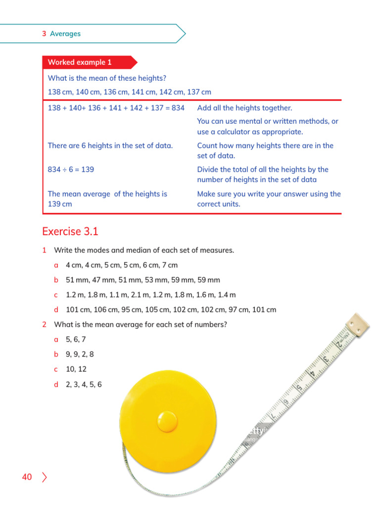 Calculating Mean, Median, Mode, and Range | PDF