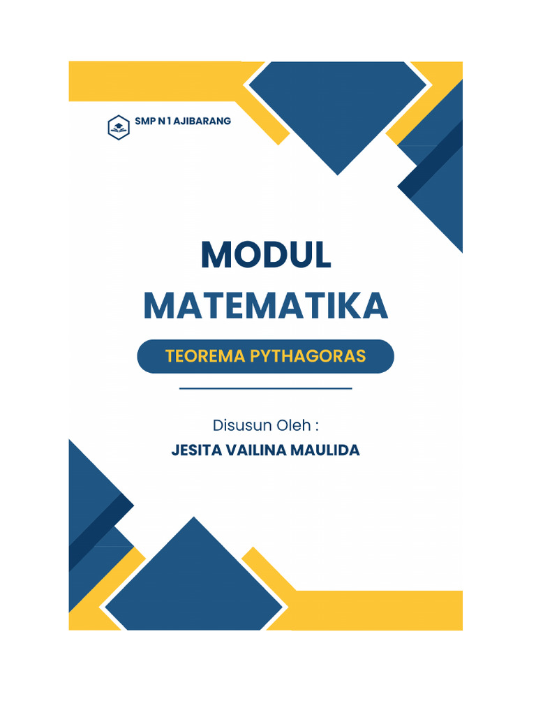 Modul Ajar Teorema Pythagoras Kelas Viii | PDF