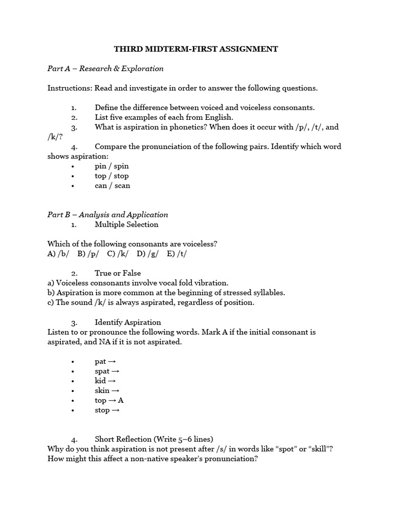 THIRD MIDTERM-FIRST ASSIGNMENT | PDF