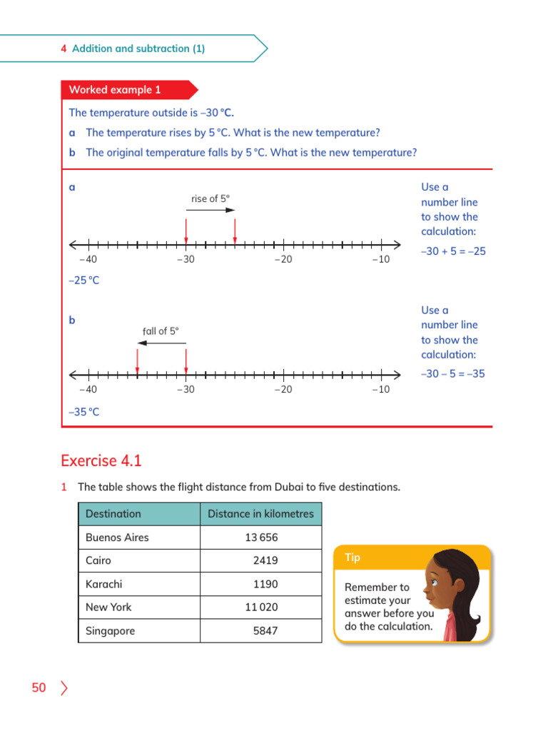 Addition and Subtraction Exercises | PDF | Temperature | Mathematics